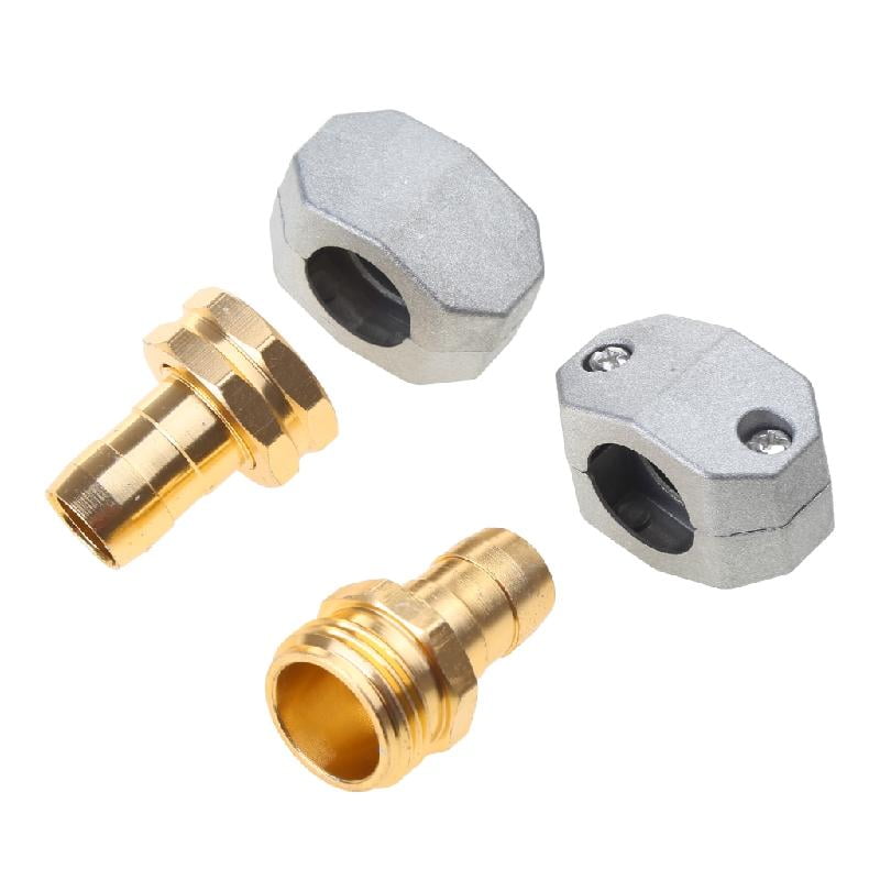 3/4" 5/8" Garden Water Pipe Joint Male Female Connector Fasteners Hose ...