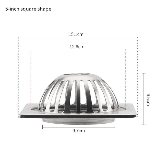 3/4/5Inch Stainless Steel Gutter Leaf Guard Downpipe Protection Roof ...