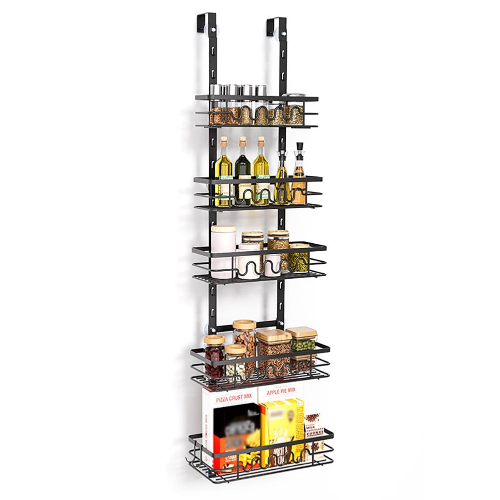 3/4/5Layer Over The Door Spice Rack Organizer, Kitchen Organizers And ...