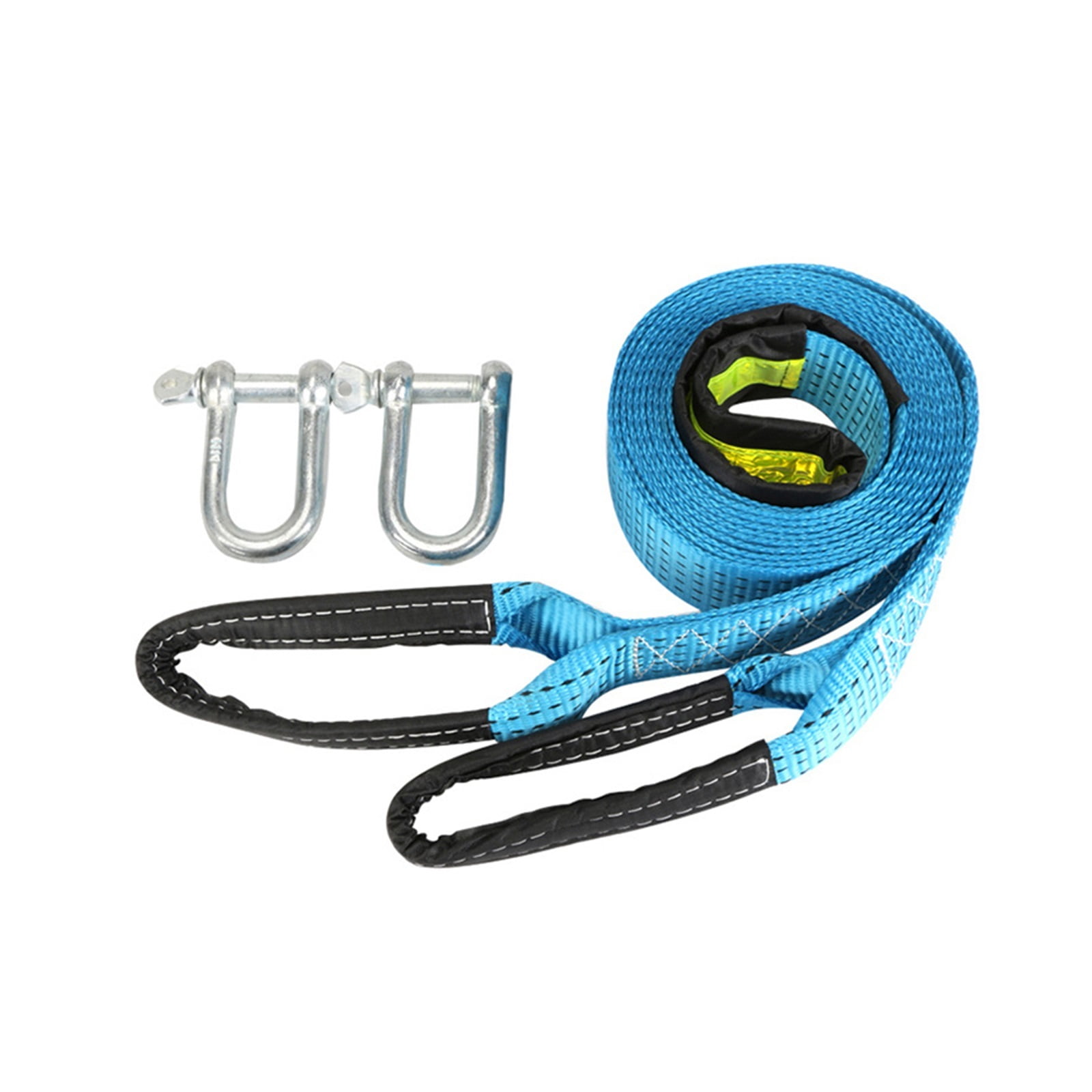 3/4/5M 8 Tons Tow Cable Tow Strap Car Towing Rope With Hooks High ...