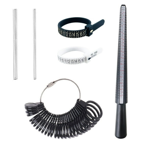 3/4/6/7Pcs Jewelry Sizers Finger Rings Sizing Measuring Tool Rings ...