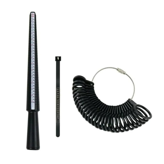 3/4/6/7Pcs Rings Sizer Measuring Tool Rings Mandrel Measurement Size ...