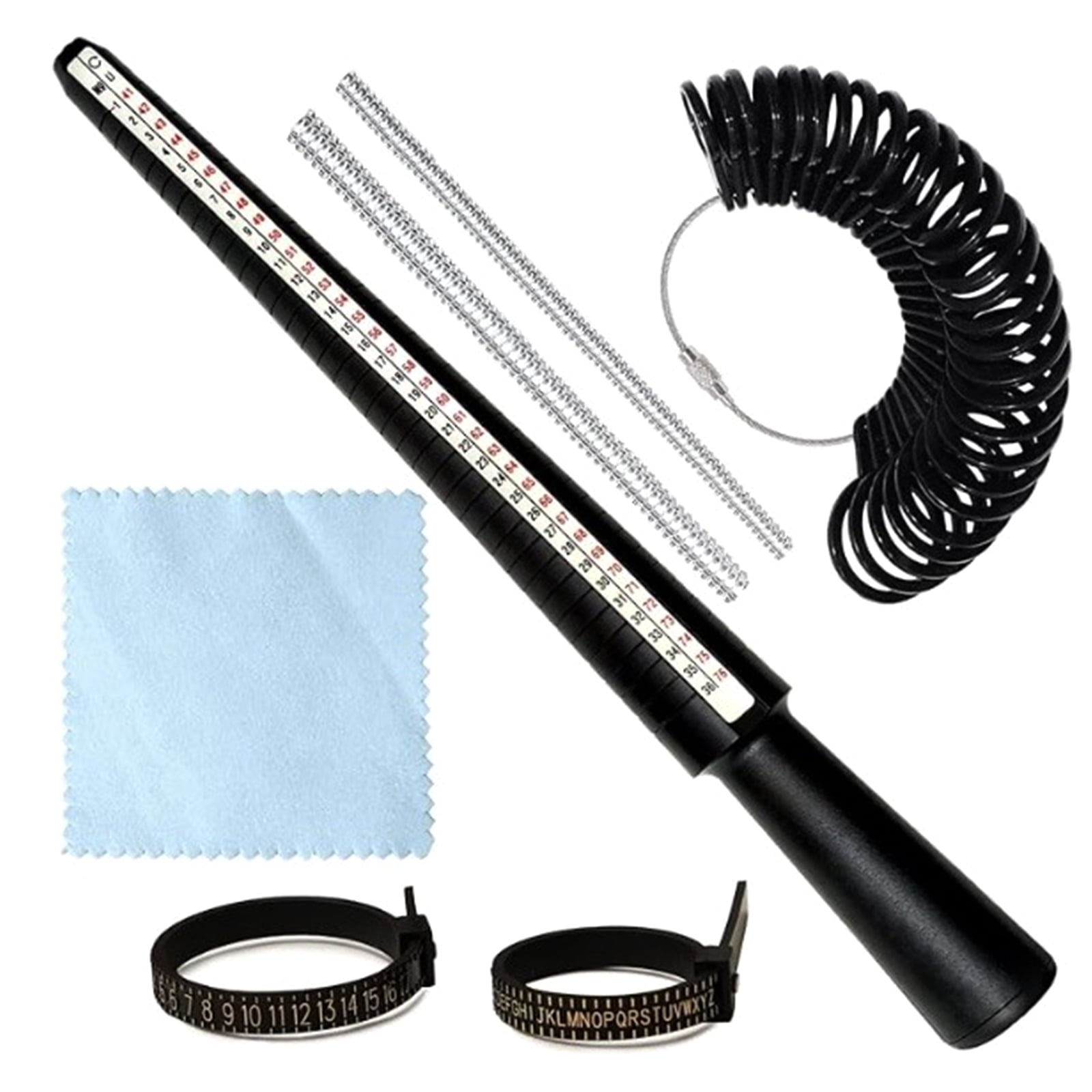 3/4/6/7Pcs Rings Sizer Measuring Tool Rings Mandrel Measurement Tool ...