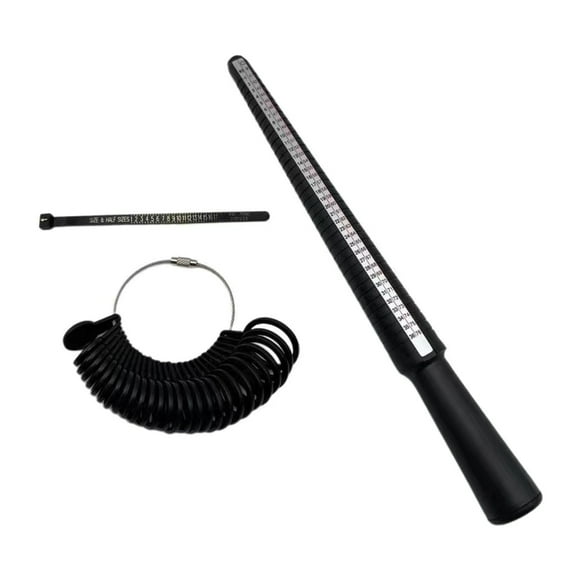 3/4/6/7Pcs Rings Sizer Measuring Tool Rings Mandrel Rings Measurement ...