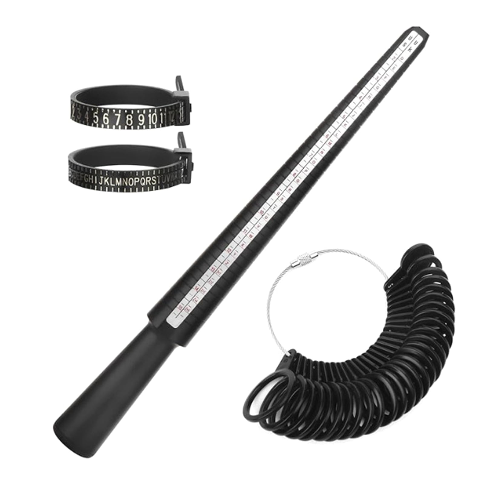 3/4/6/7Pcs Jewellery Tool Rings Size Mandrel Finger Gauge Rings Sizer ...