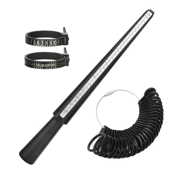 3/4/6/7Pcs Jewellery Tool Rings Size Mandrel Finger Gauge Rings Sizer ...