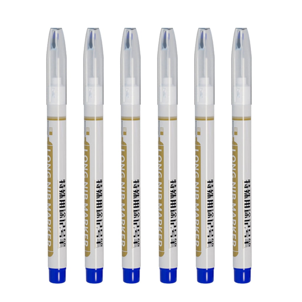 3/4/6Pcs 20mm Long Head Marker Woodworking Marker Water Long Nose ...