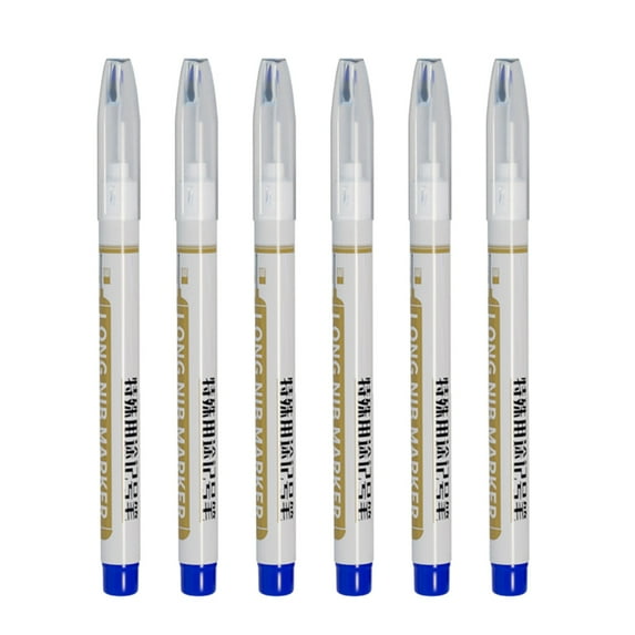 3/4/6Pcs 20mm Long Head Marker Woodworking Marker Water Long Nose ...