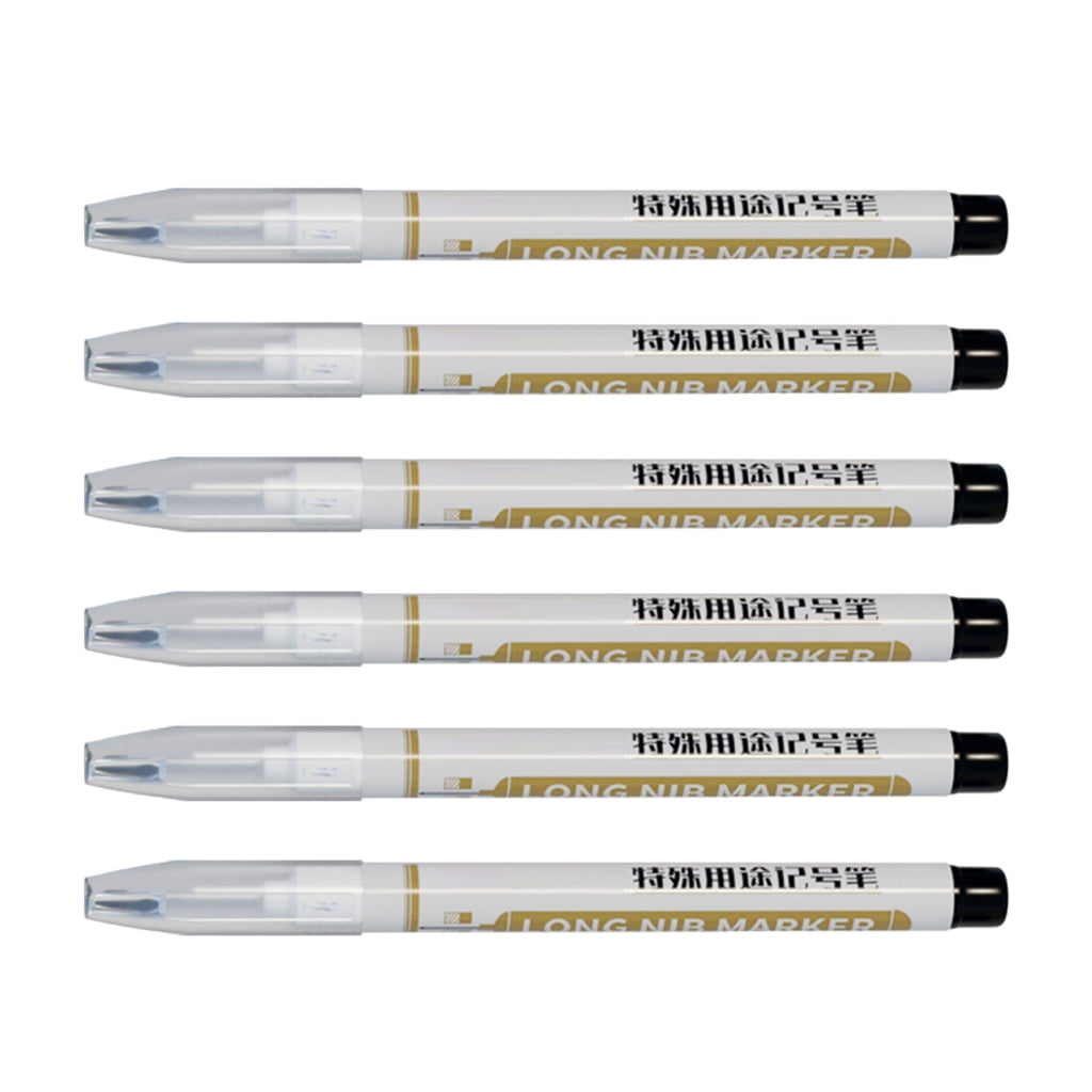 3/4/6Pcs Long Nose Carpenter Marker 20mm Long Tip Carpenter Marker ...