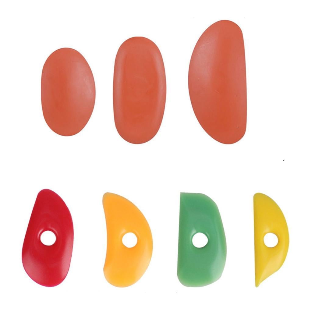3/4/7Pcs Pottery Foot Shapers Tool Clay Texture Ribs Pottery Trimming ...