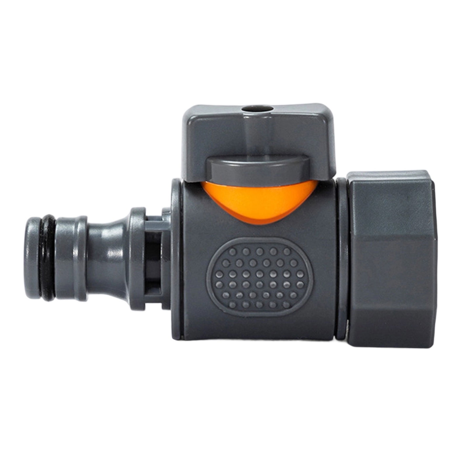 3/4" ABS Garden Hose Fitting - 6-Point Threaded Coupler with On/Off ...