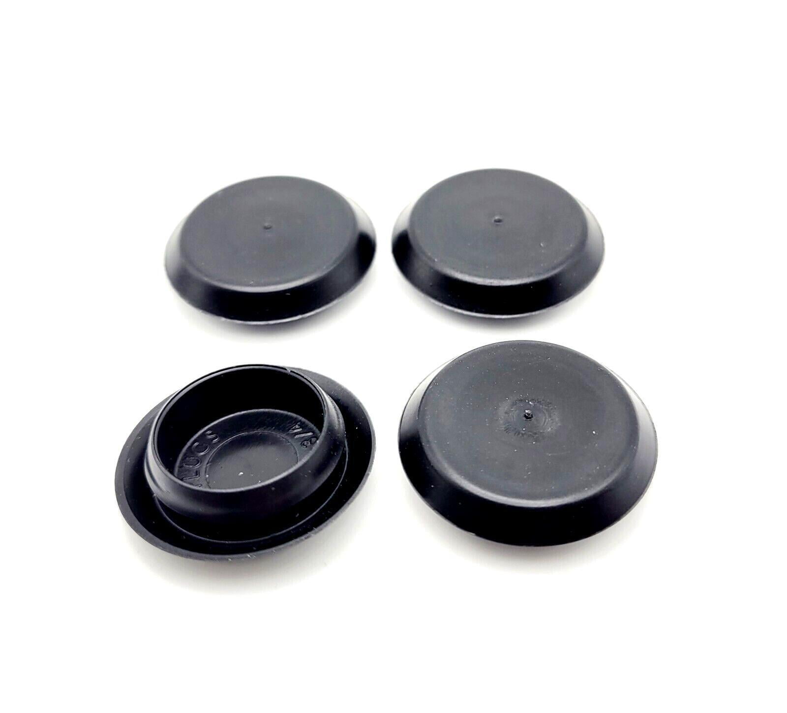 3/4" Auto Truck Bumper Plugs Black Sensor Hole PE Cover 1" Top 12 Pack ...