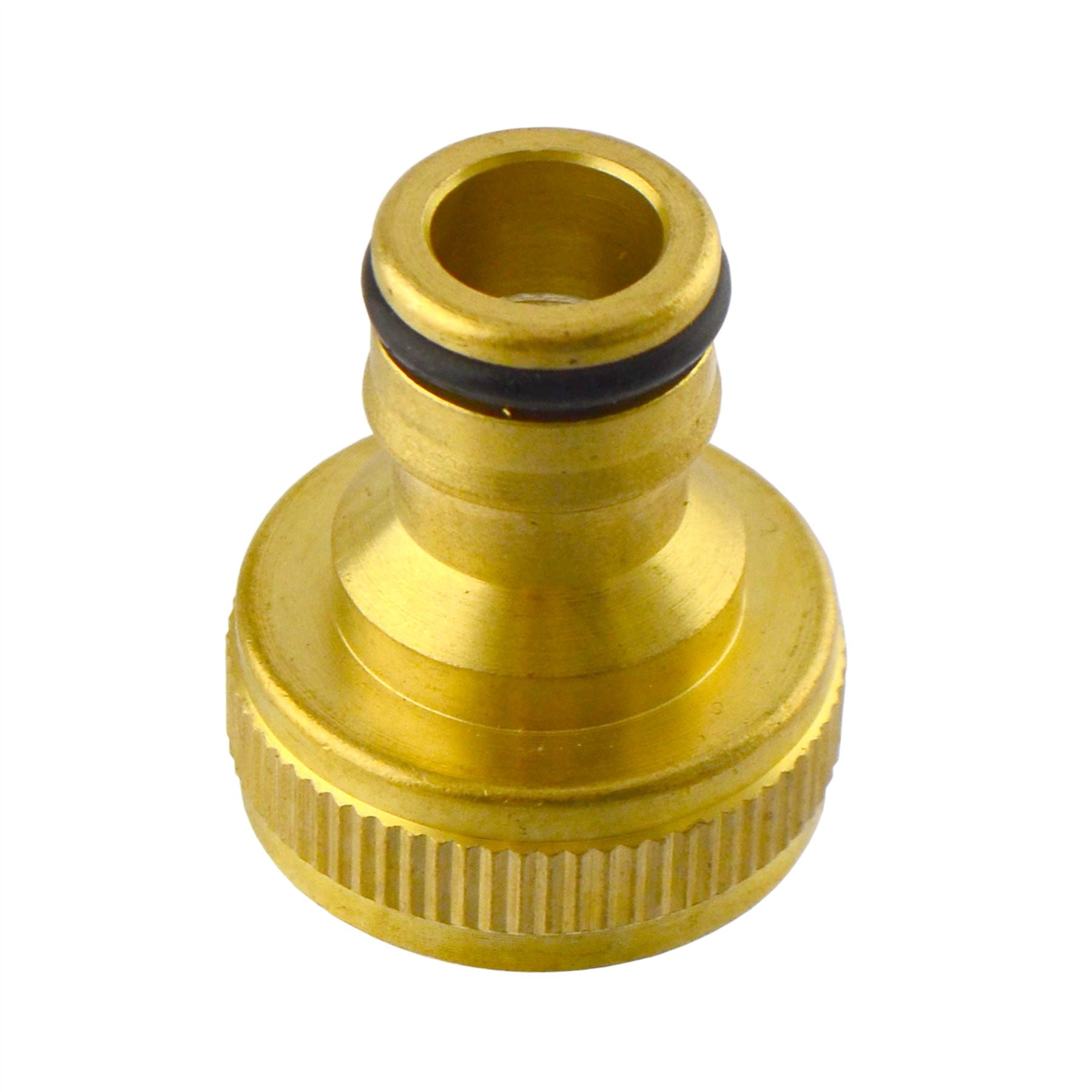 3/4" BSP Brass Hose Fitting Hose Pipe Adaptor QuickThreaded Watering ...