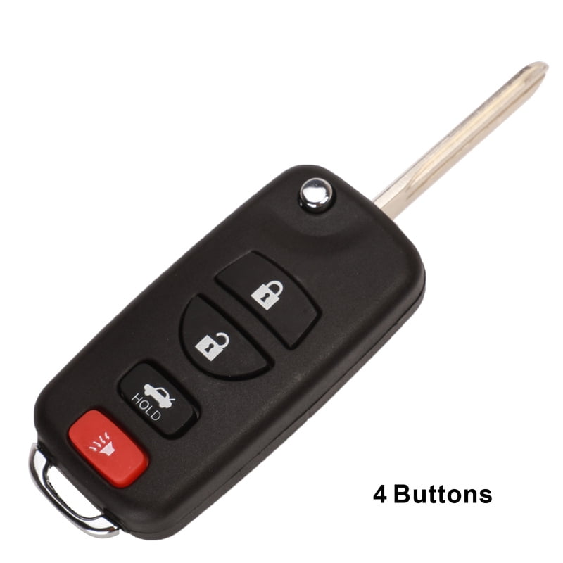 3/4 BTN Modified Flip Folding Remote Car Key Shell Case For NISSAN ...