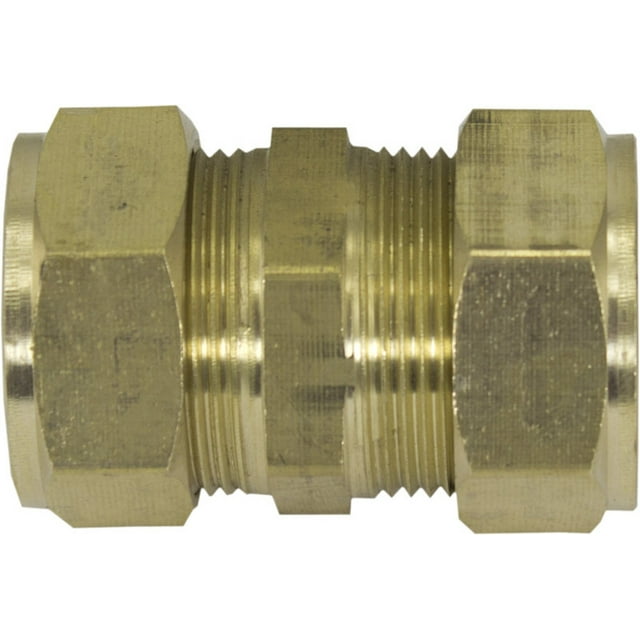 3/4" Brass Compression Coupling Fitting - Walmart.com