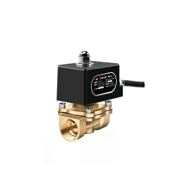 3/4" Brass Explosion Proof Solenoid Valve Normally Closed Natural Gas ...
