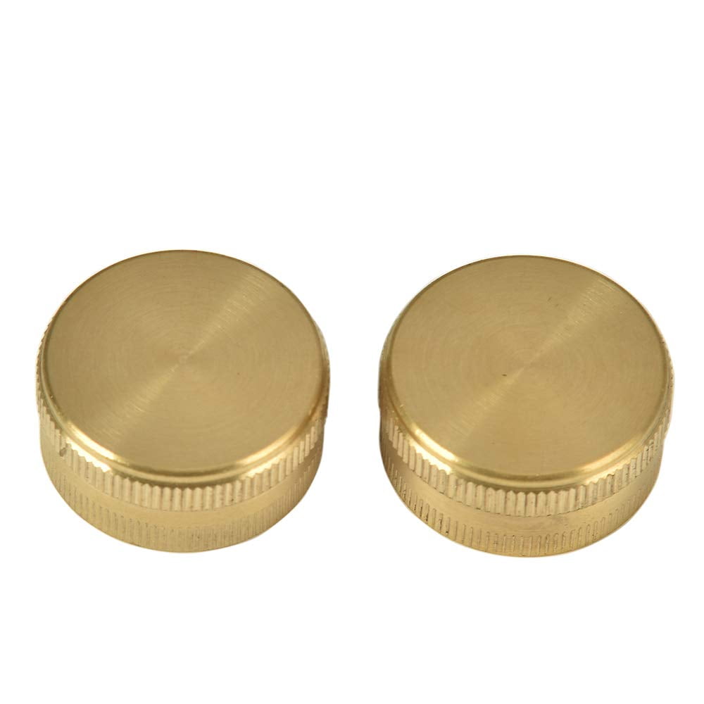 3/4" Brass Hose End Caps with Washers for Gardening - Walmart.com