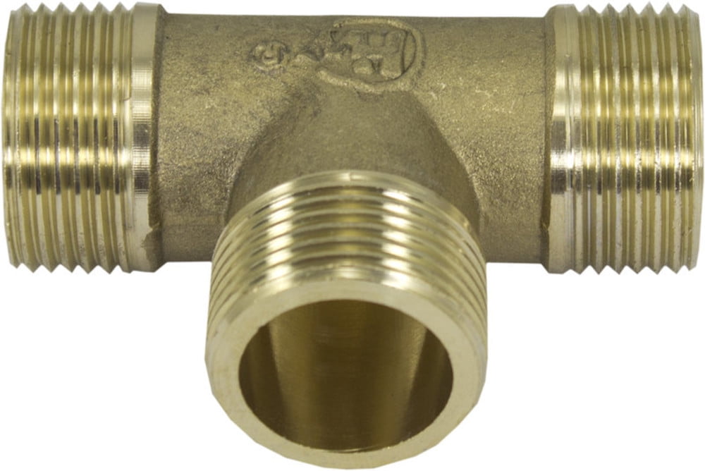 3/4" Brass Male Tee Fitting - Walmart.com