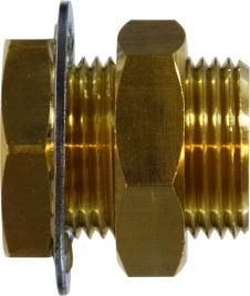 3/4 Bulkhead AnchOR Coupling, Bulkhead, Brass Fittings - Walmart.com