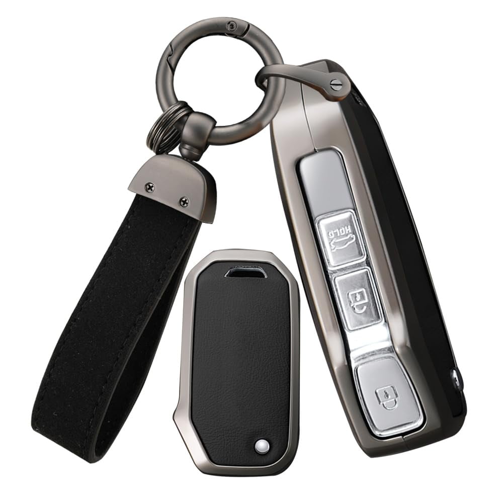 3/4 Buttons Key Fob Skin Compatible with Kia Flip Folding Key Remote ...