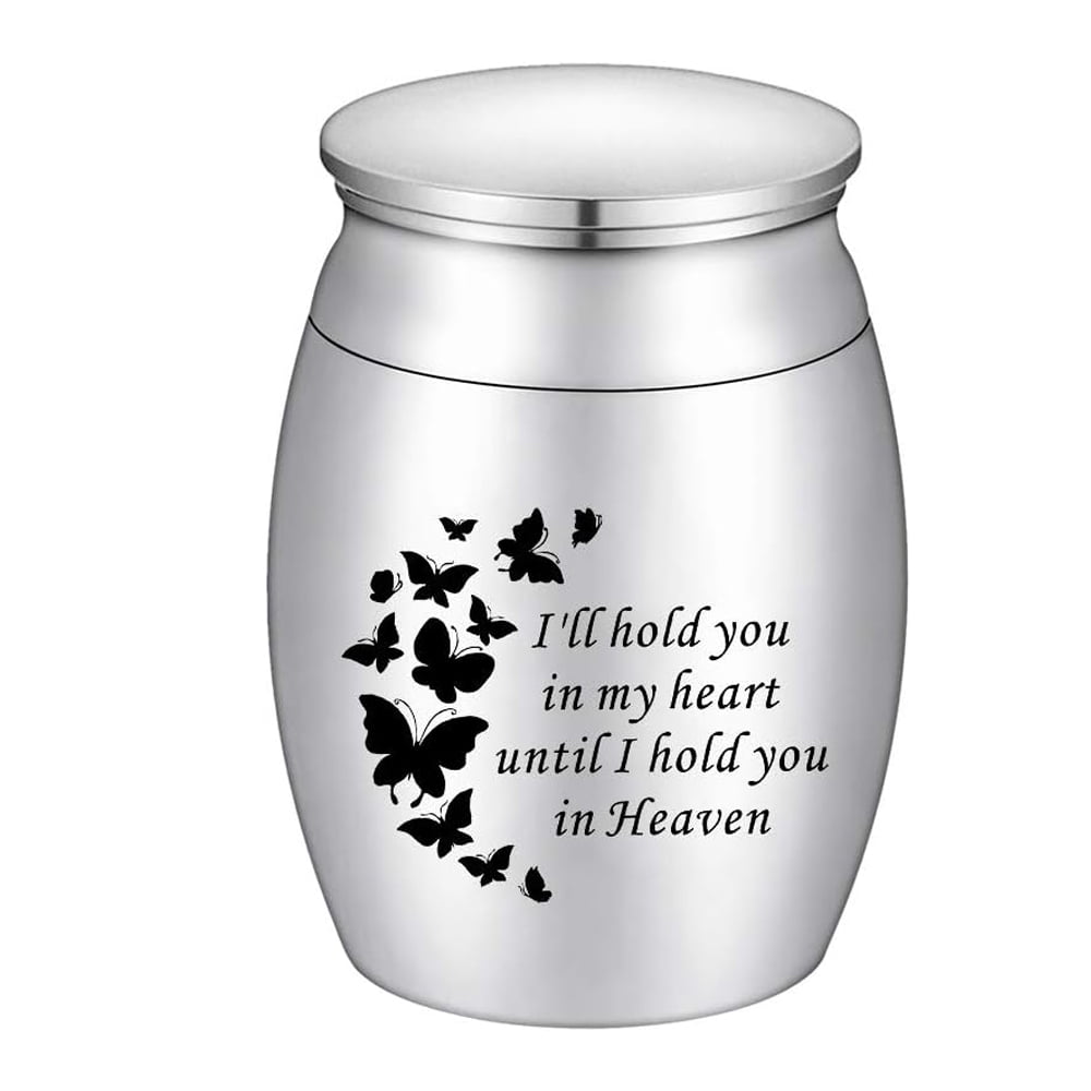 3*4 CM Mini Keepsake Urn for Human Ashes Stainless Steel Mini Urn Small ...