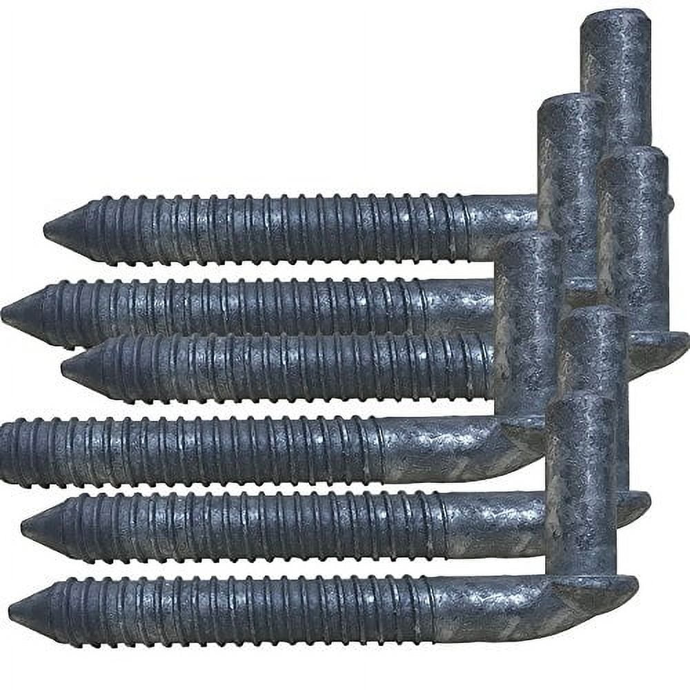 3/4 Chain Link Lag Screw Gate Hinge Post Side Wood Bolt Galvanized ...