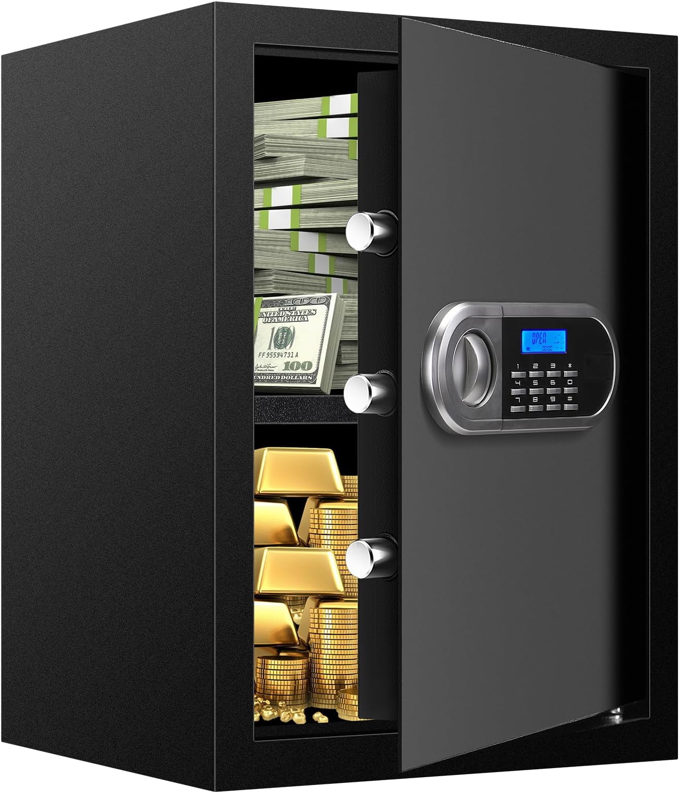 3.4 Cuft Large Safes for Use Fire and Water Proof, Anti- Digital Safe ...