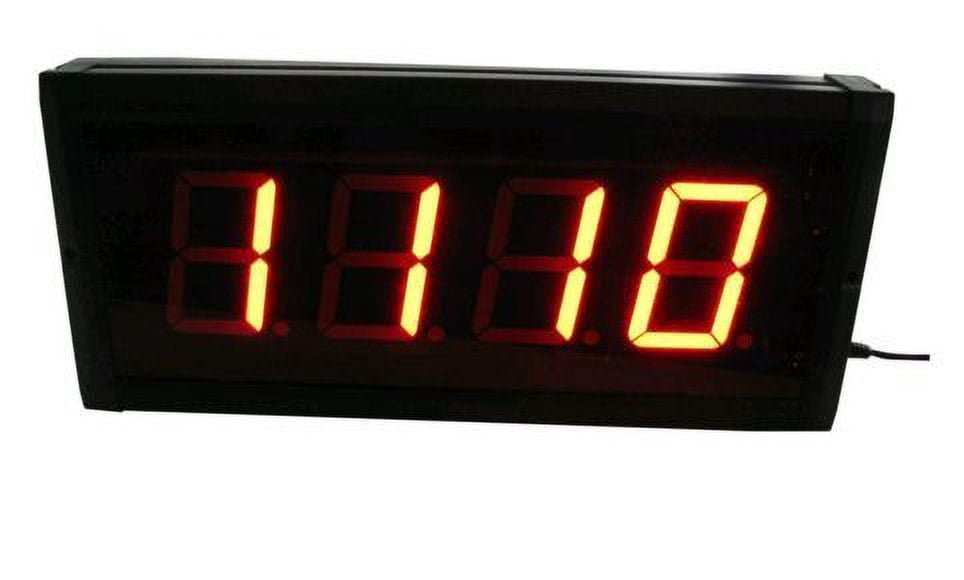 3" 4 Digits LED Counter Indoor Number Counter Three Buttons - Walmart.com