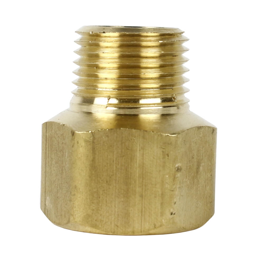 3/4" FNPT x 1/2" MNPT Solid Brass Reducing Pipe Fitting Adapter ...