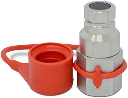 3/4″ Flat Face High Flow Hydraulic Quick Connect Male Coupler, 3/4″ NPT ...