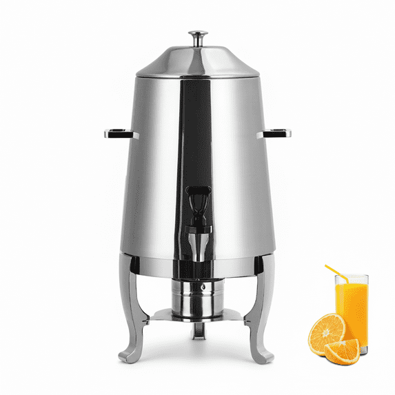 3.4 Gallon Stainless Steel Coffee Urn, Hot Beverage Dispenser Chocolate ...