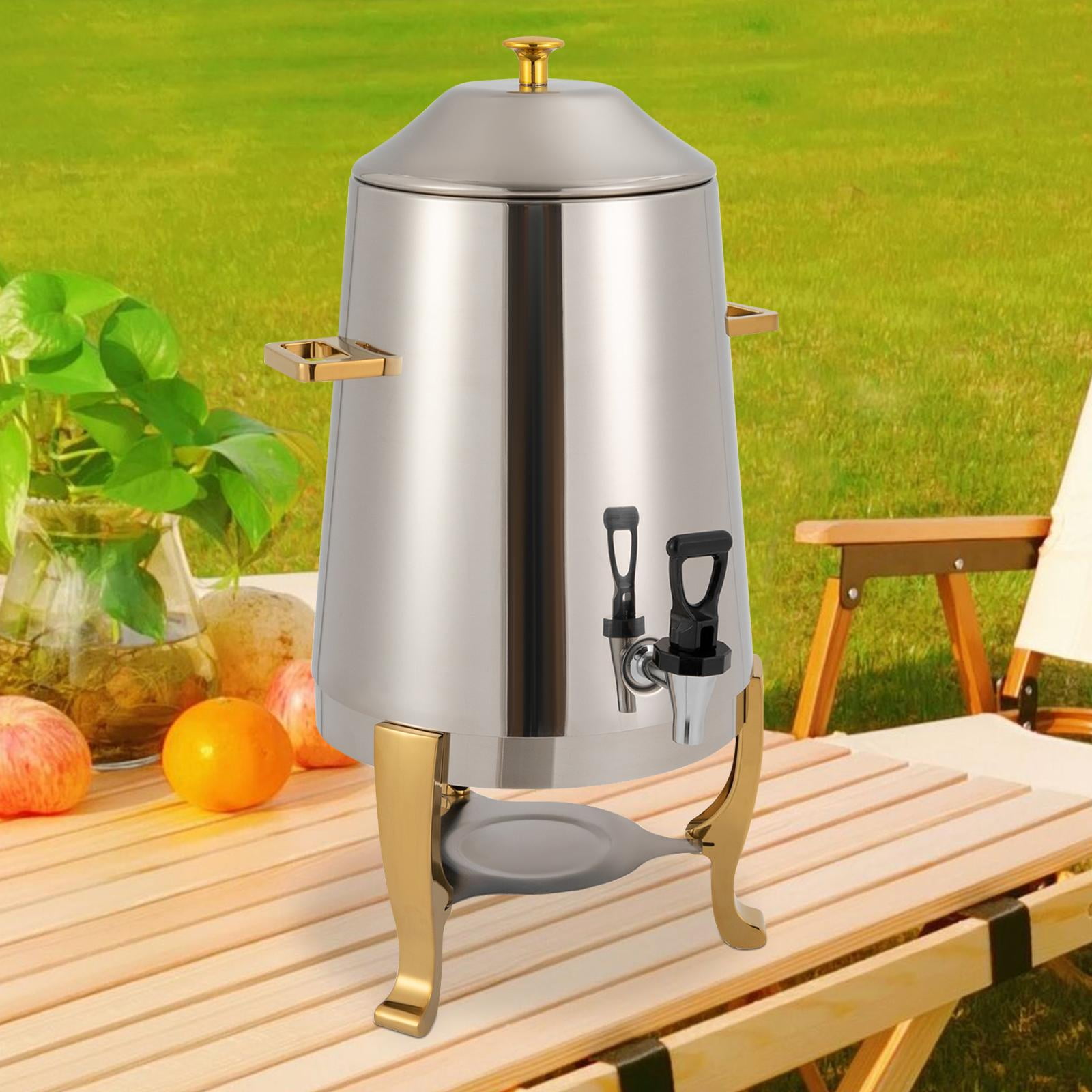 3.4 Gallon Stainless Steel Hot Beverage Drink Dispenser Can, Electric ...