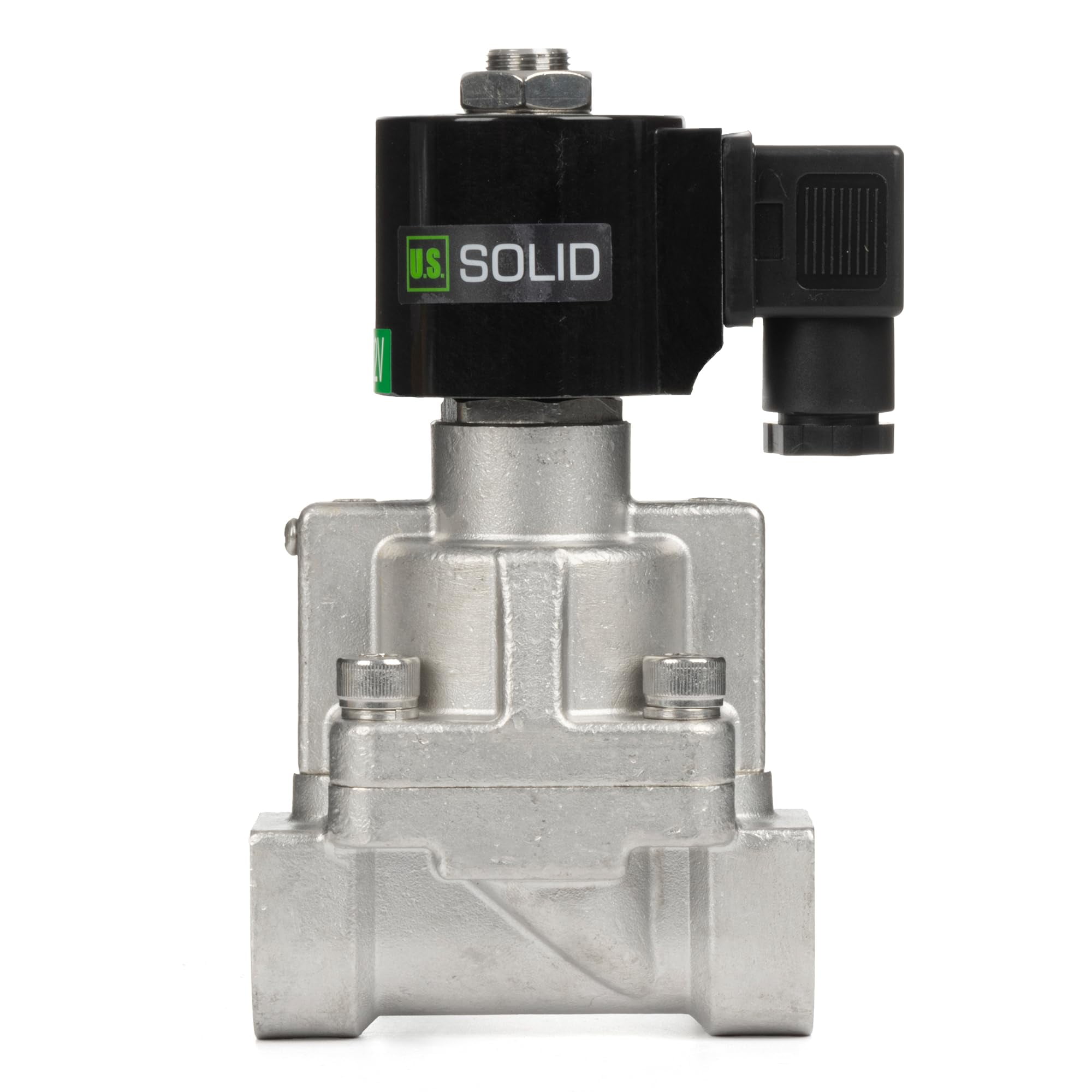 3/4" High Pressure Solenoid Valve - 160 bar Stainless Steel 12V DC High Pressure High ...