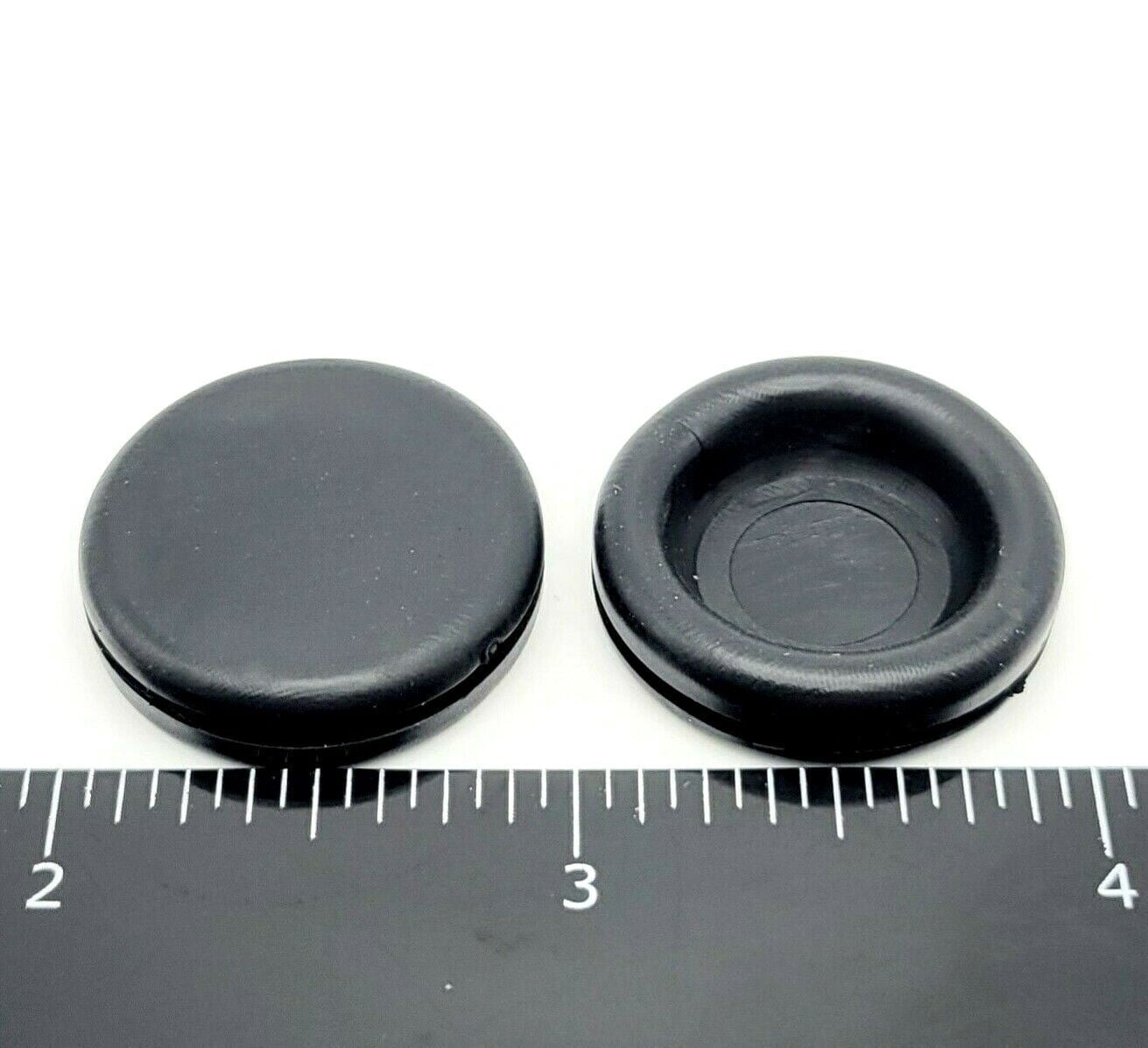 3/4" Hole Solid Rubber Grommet Panel Flush Plug for 1/16" Thick ...