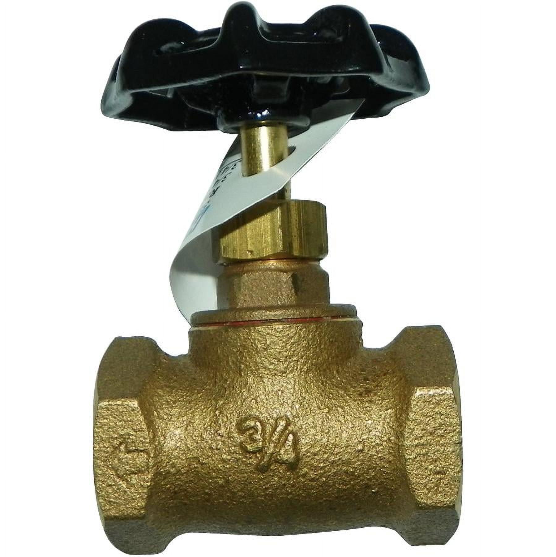 3/4" IPS Straight Stop Valve - Walmart.com