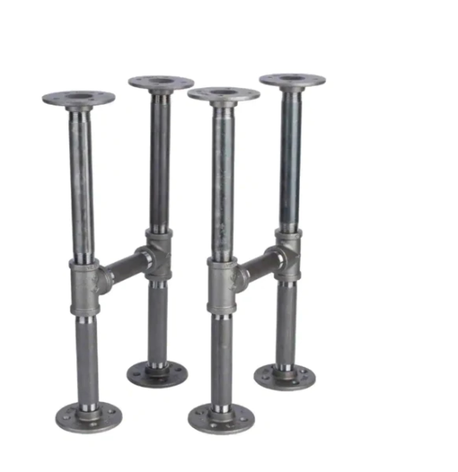3/4 In H Round Flanges Pipe Kit for Bench Legs - Walmart.com
