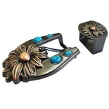 3/4 In Hilason Western Floral Belt Buckle & Keeper Antique Copper ...