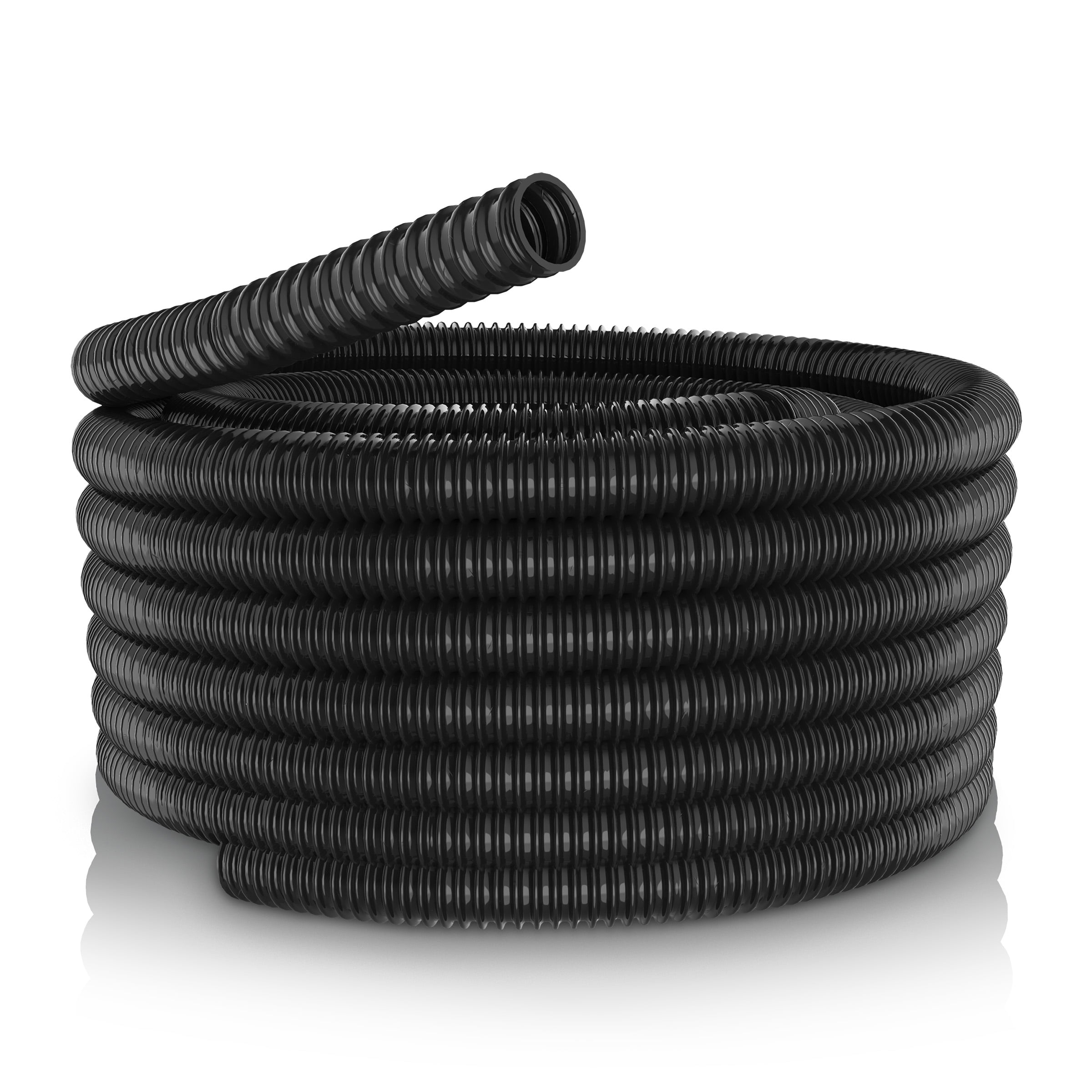 3/4 In. I.D. x 100 ft. Multi-Use Pond Black Kink Free, Corrugated ...