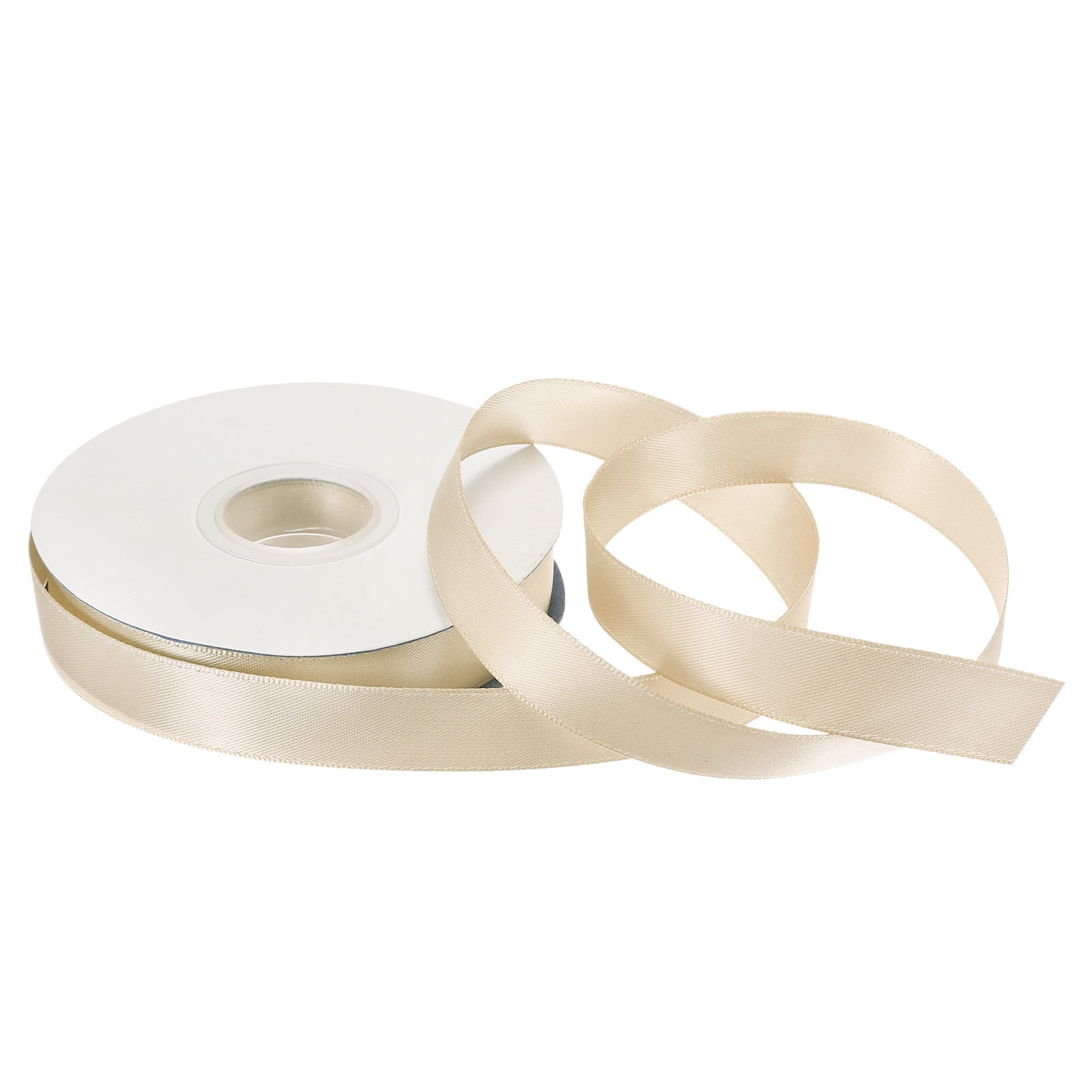 3/4 Inch 25 Yard Satin Ribbon Grosgrain Thin Solid Silk Wedding Bouquet ...