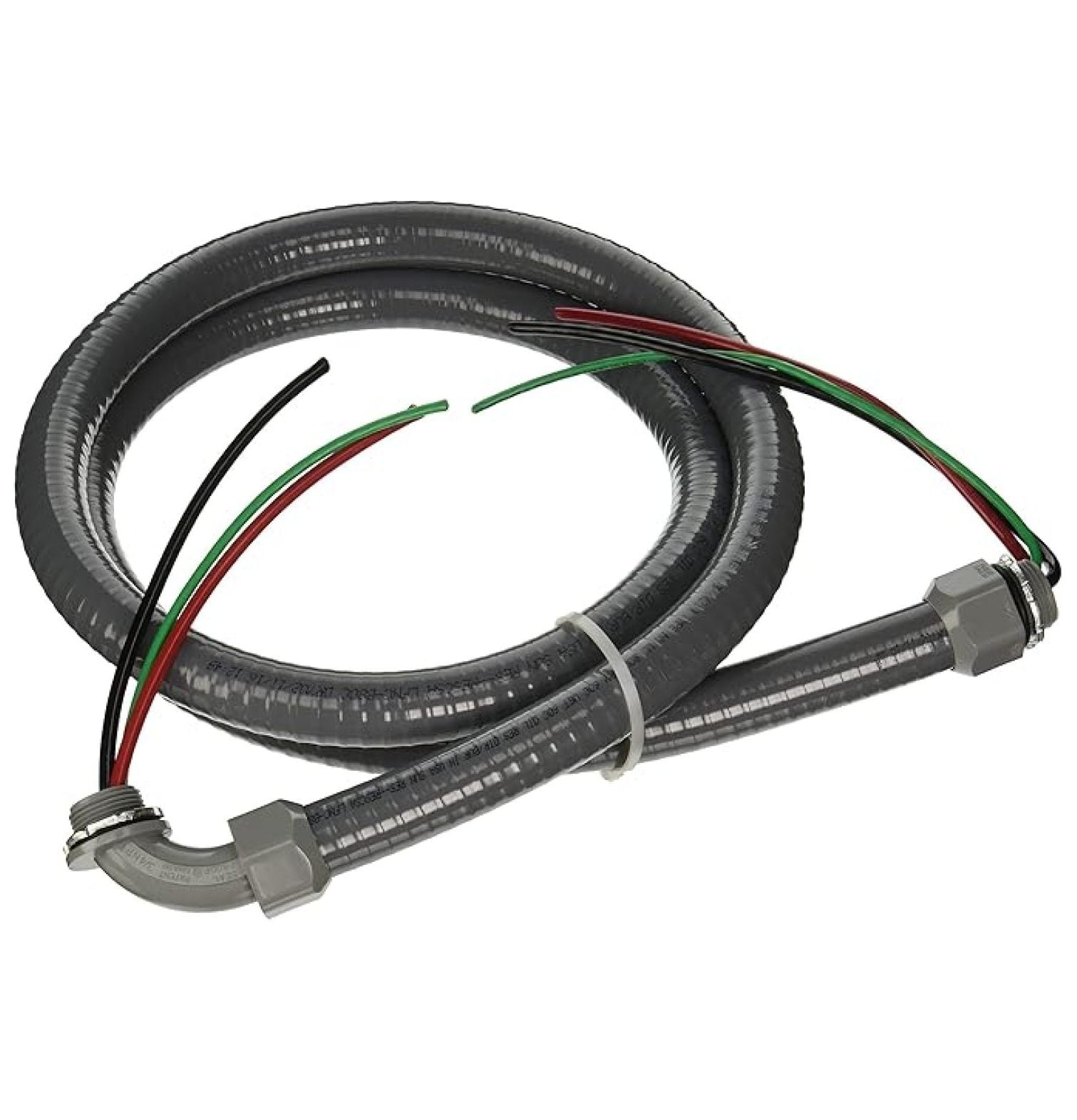 3/4 Inch 6ft Liquid Tight Whip, ULTRA Whip Pre-Assembled Electrical ...