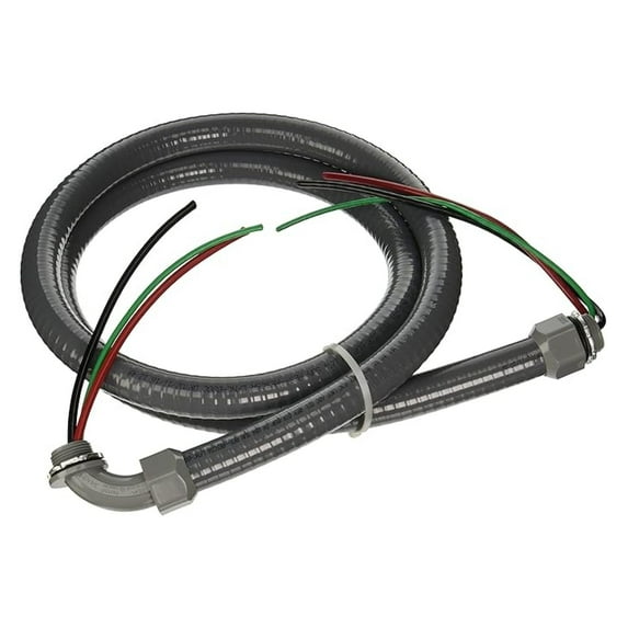 3/4 Inch 6ft Liquid Tight Whip, ULTRA Whip Pre-Assembled Electrical ...