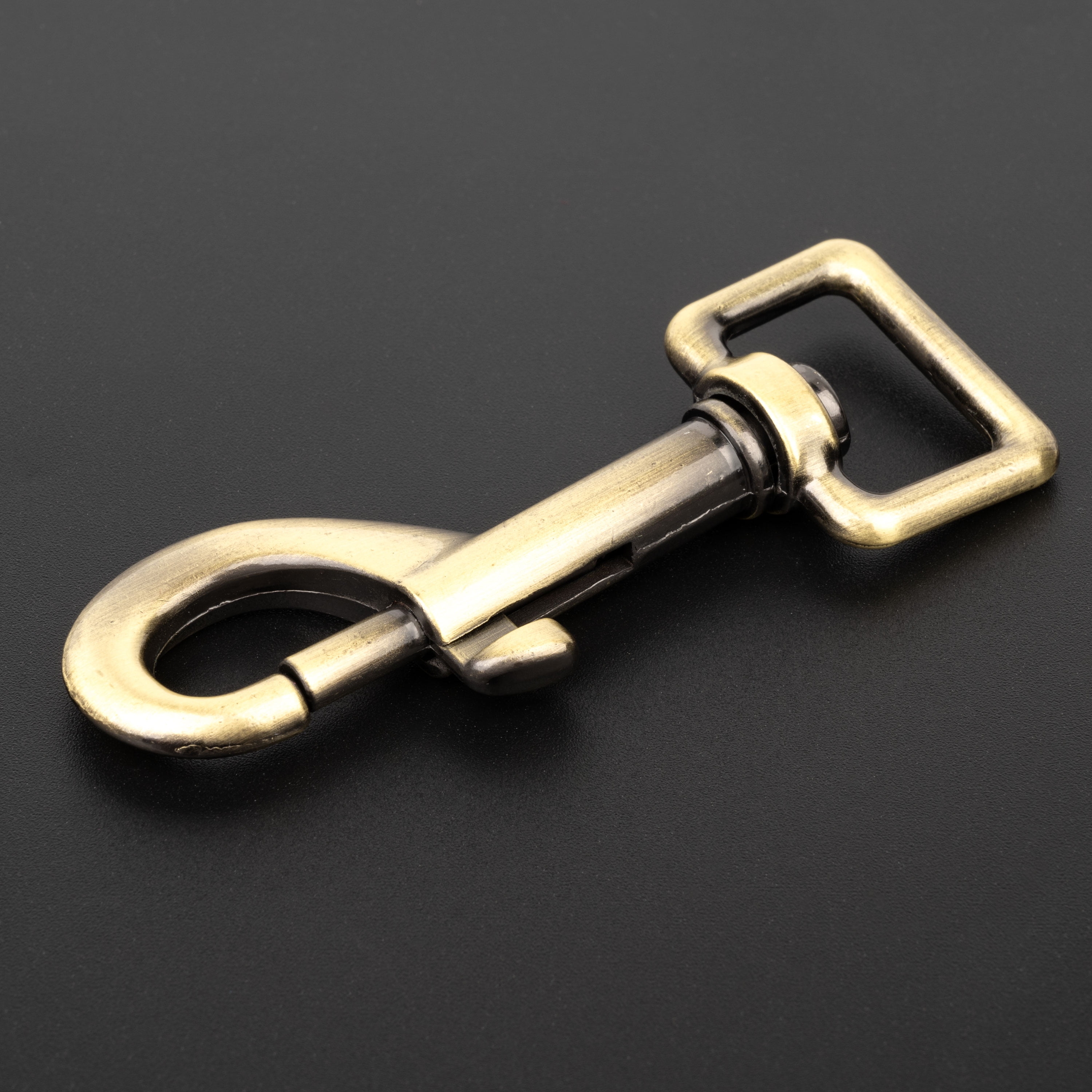 Country Brook Design® 3/4 Inch Brushed Brass Swivel Snap Hooks, 10 Pack ...