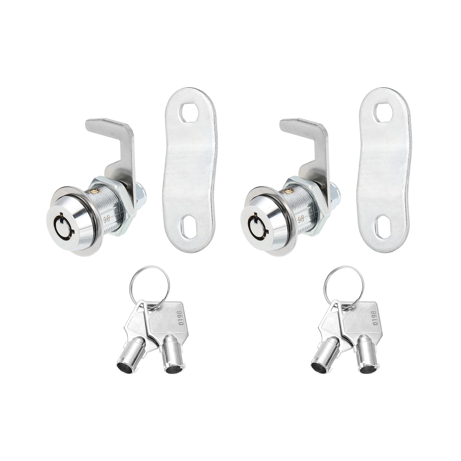 3/4 Inch Cabinet Locks with Iron Key, Cam Replacement Lock Cylinder ...