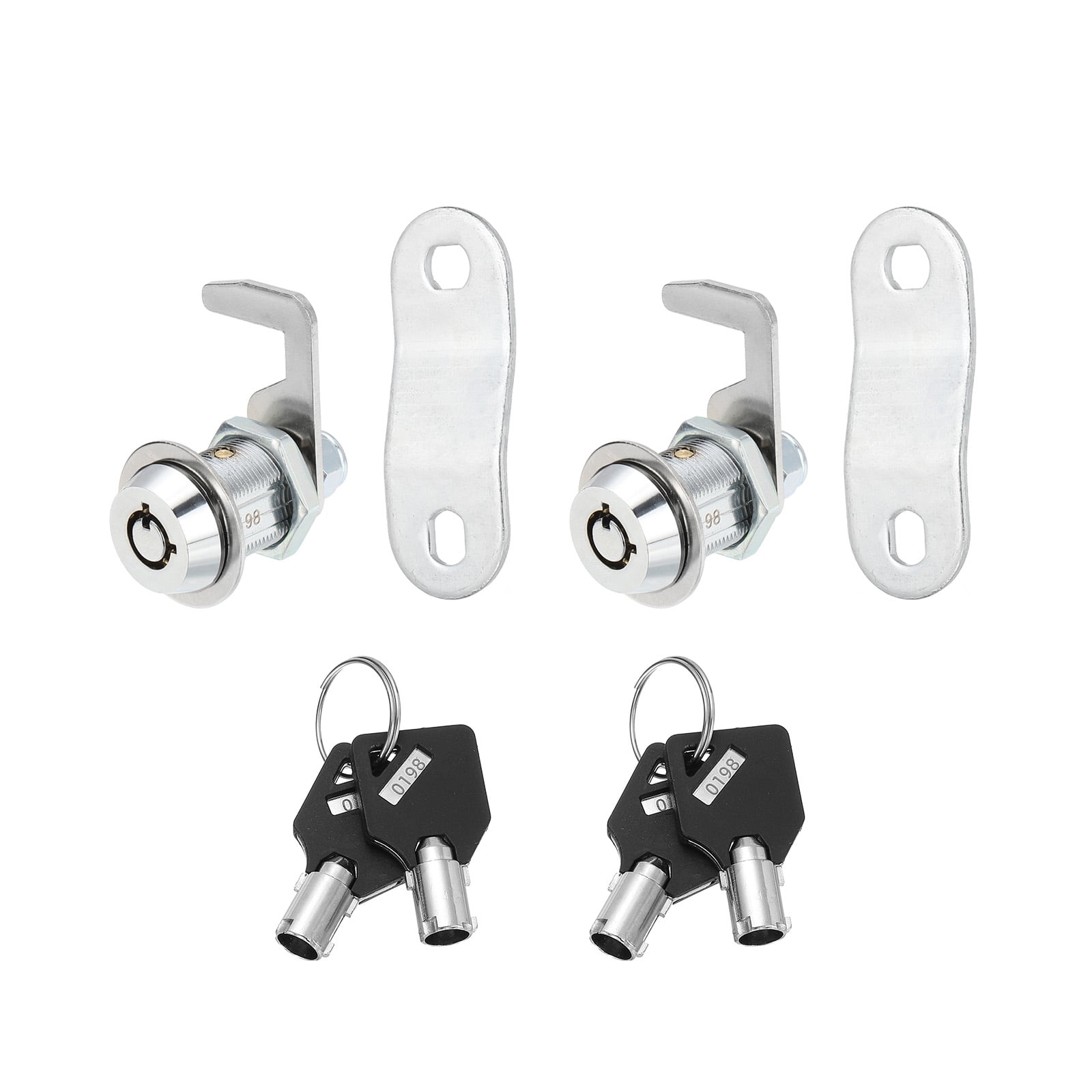 3/4 Inch Cabinet Locks with Key, Cam Replacement Lock Cylinder Toolbox ...
