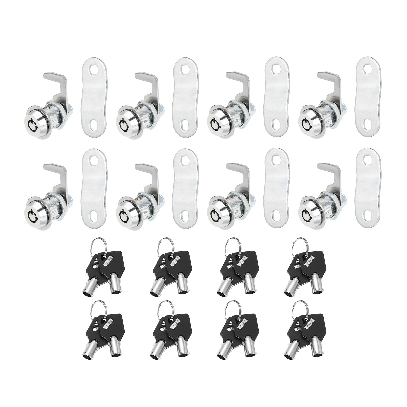 3/4 Inch Cabinet Locks with Key, Cam Replacement Lock Cylinder Toolbox ...