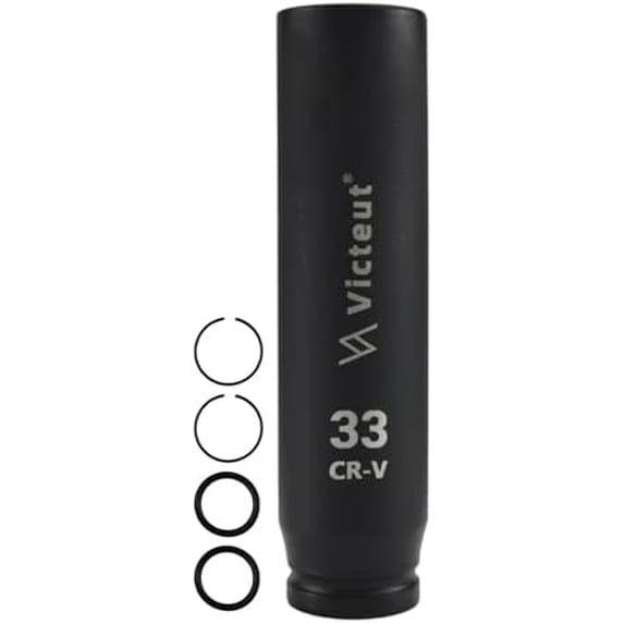 3/4-Inch Drive 33mm Extra Deep Impact Socket，8-Inch (200mm) Long，6 ...