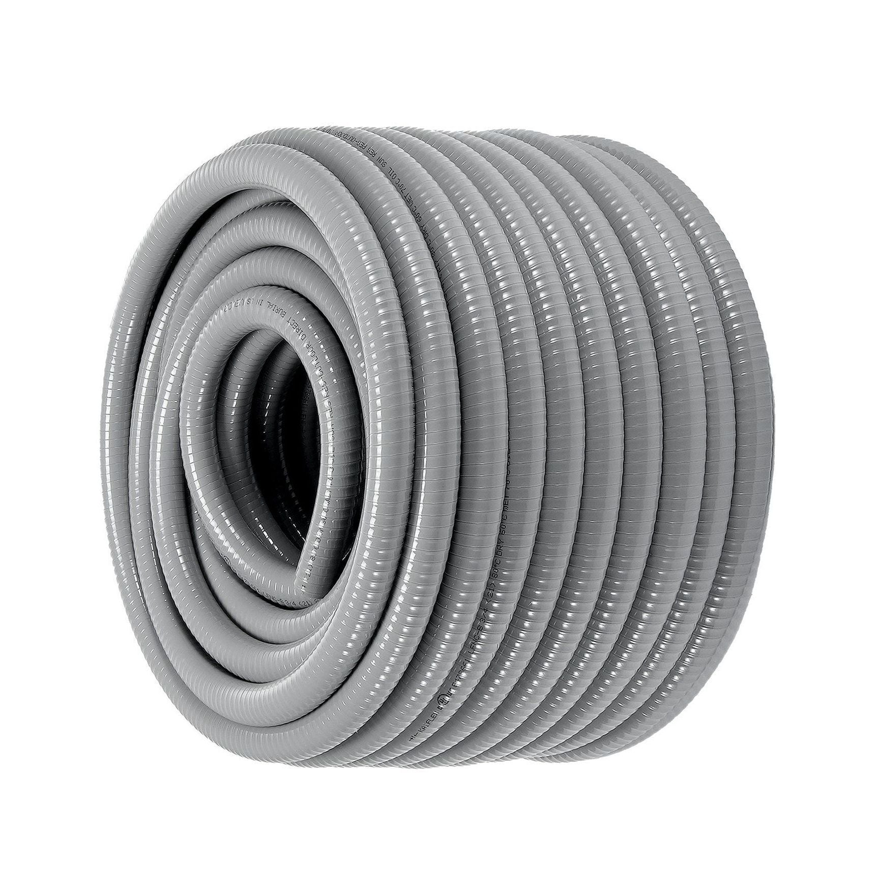 3/4 Inch Flexible Electrical Conduit, 100ft Liquid Tight PVC Conduit ...