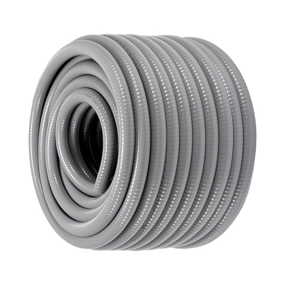 3/4 Inch Flexible PVC Liquid Tight Electrical Conduit 100 ft with 5 ...
