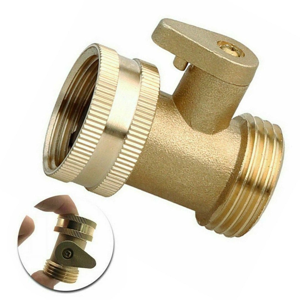 3/4 Inch Garden Hose Adapter Shut Off Ball Valve Copper Faucet ...