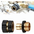 3/4 Inch Garden Hose Fitting Quick Connector Male and Female Set, 4 Set ...